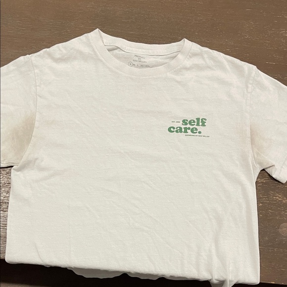 PacSun | Shirts | Pacsun White Tee With Green Print | Poshmark